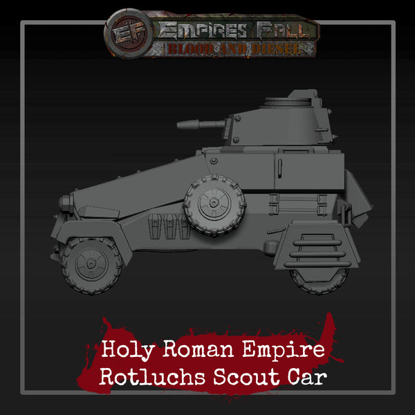 Holy Roman Empire Rotluchs Scout Car - Gaddis Gaming