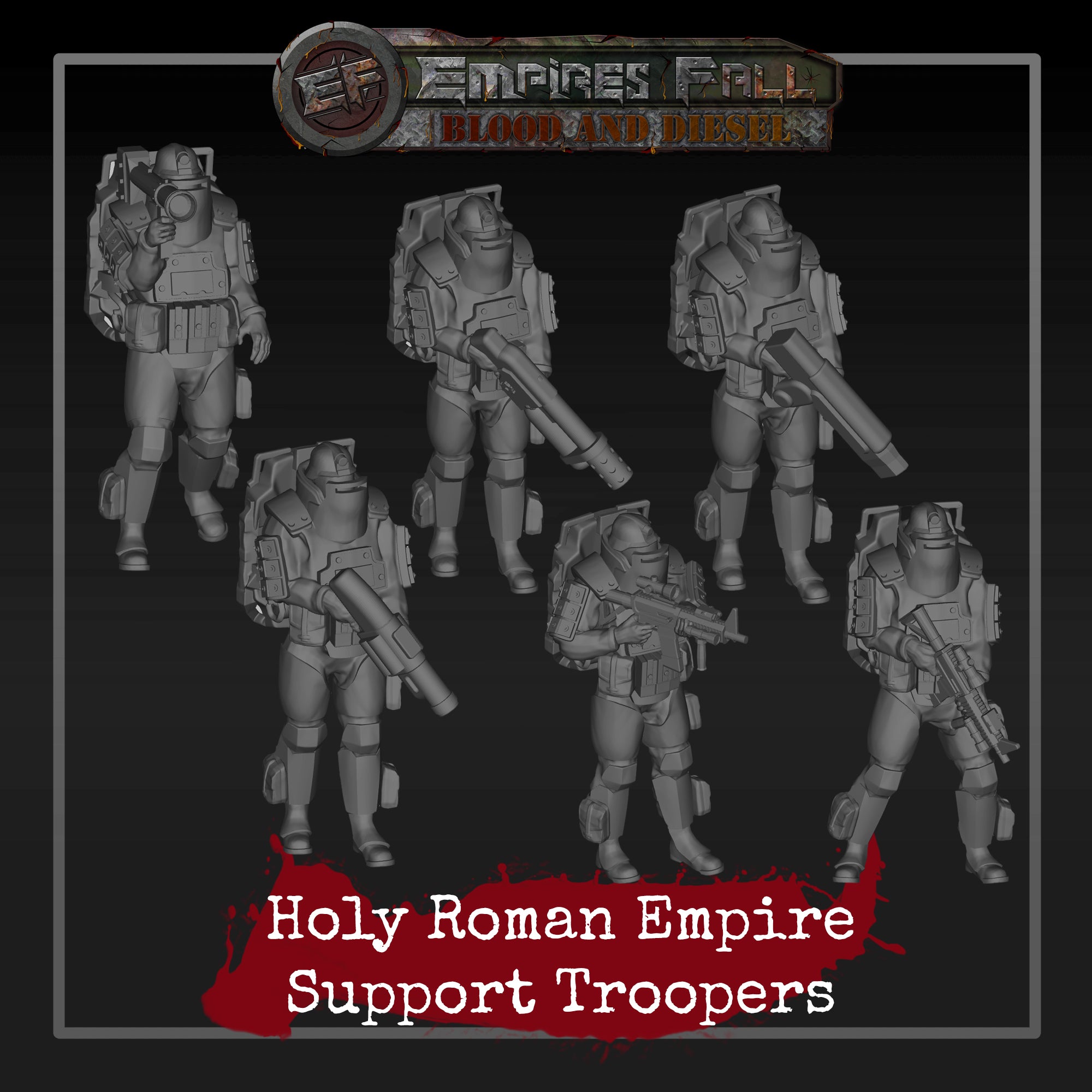 Holy Roman Empire Support Troopers - Gaddis Gaming