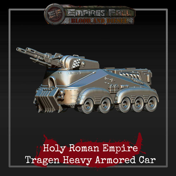 Holy Roman Empire Tragen Heavy Armored Car - Gaddis Gaming
