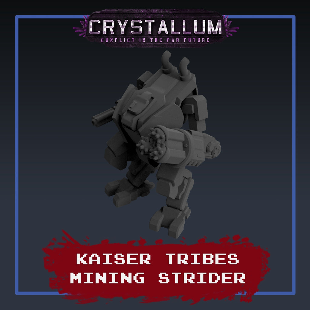 Kaiser Tribes Mining Strider Platoon - Gaddis Gaming