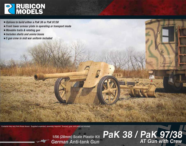 PaK 38 / PaK 97/38 AT Gun with Crew - Gaddis Gaming